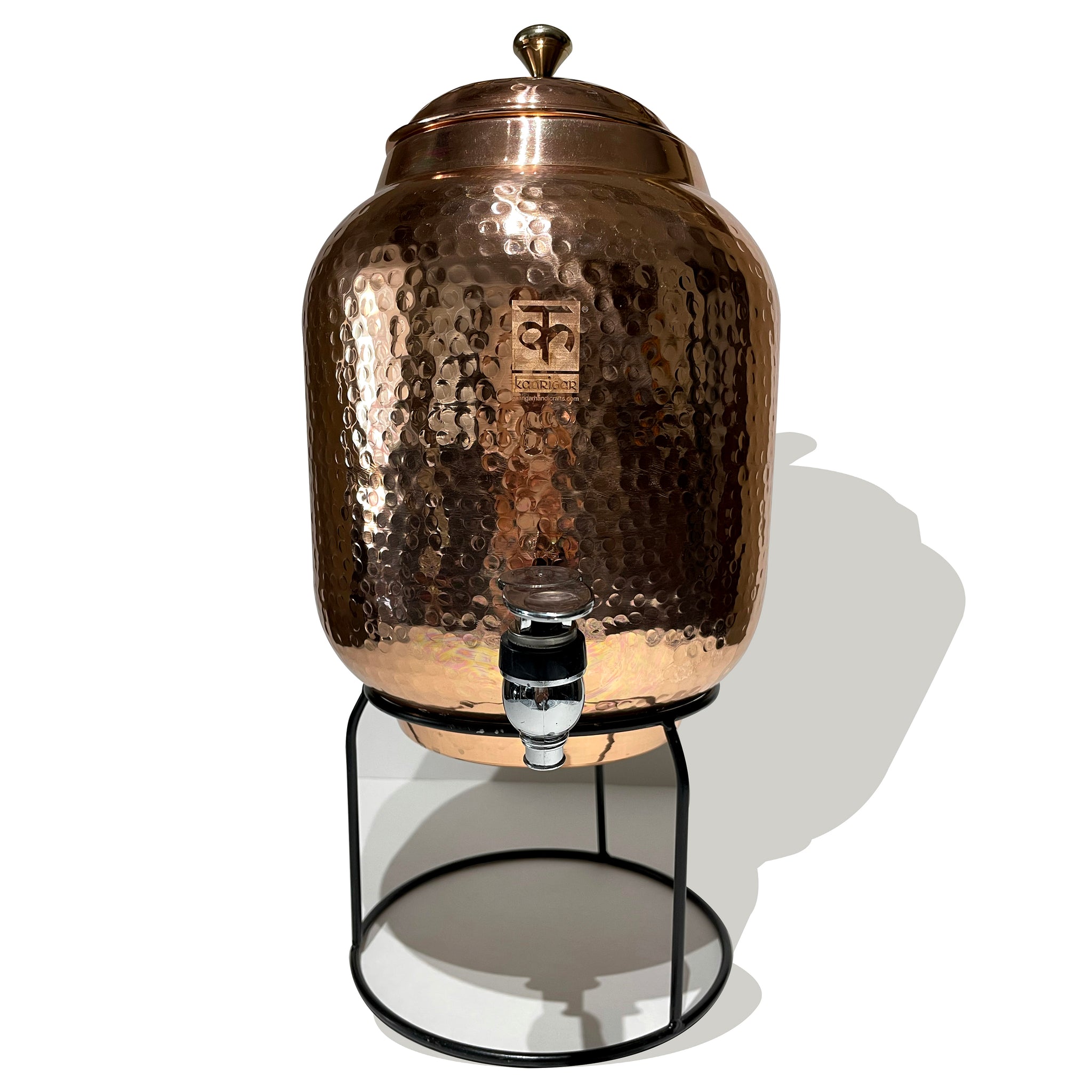 Shop Pure Copper Water Dispenser 5 Gallon with Stand – Kaarigar ...