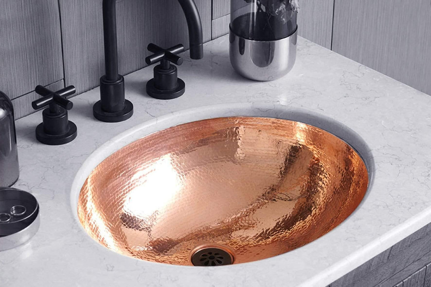 Handmade Copper Basin | Antique Pure Copper Bathroom Basin – Kaarigar ...