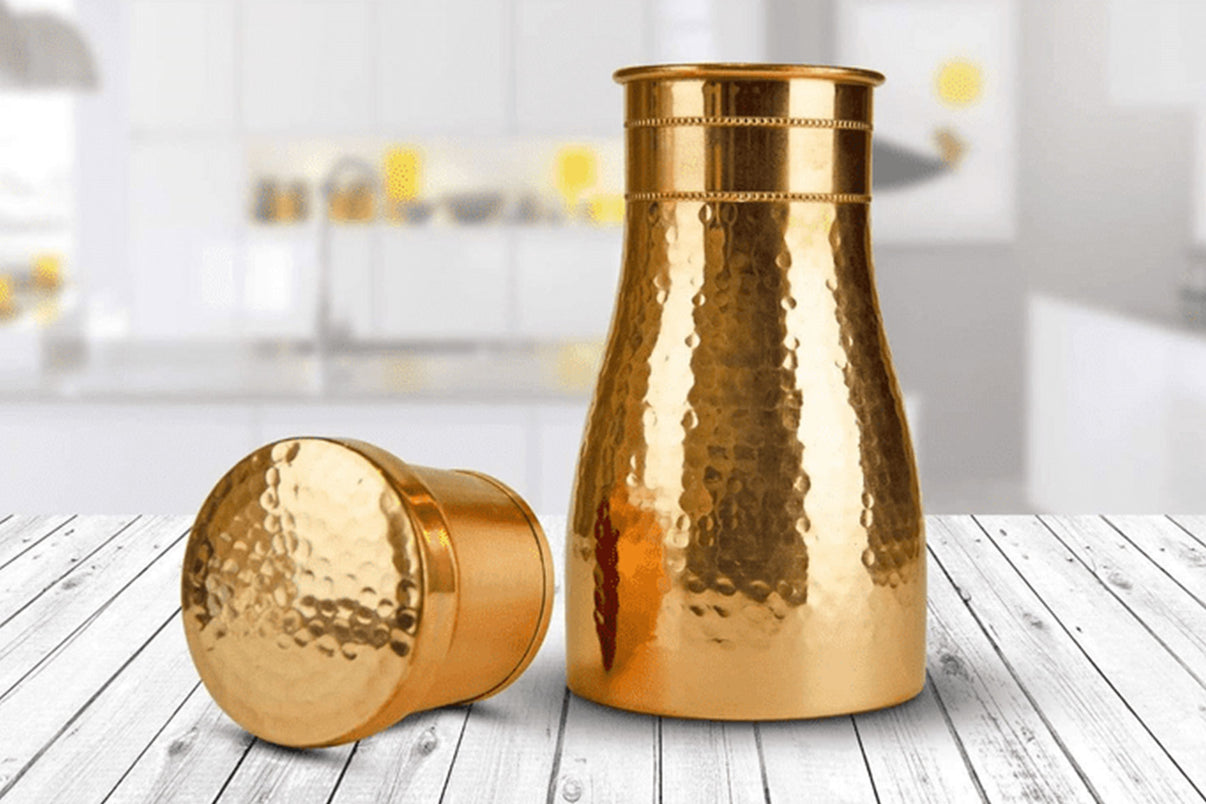 Shop Handcrafted Copper Water Carafe – Kaarigar Handicrafts Inc.