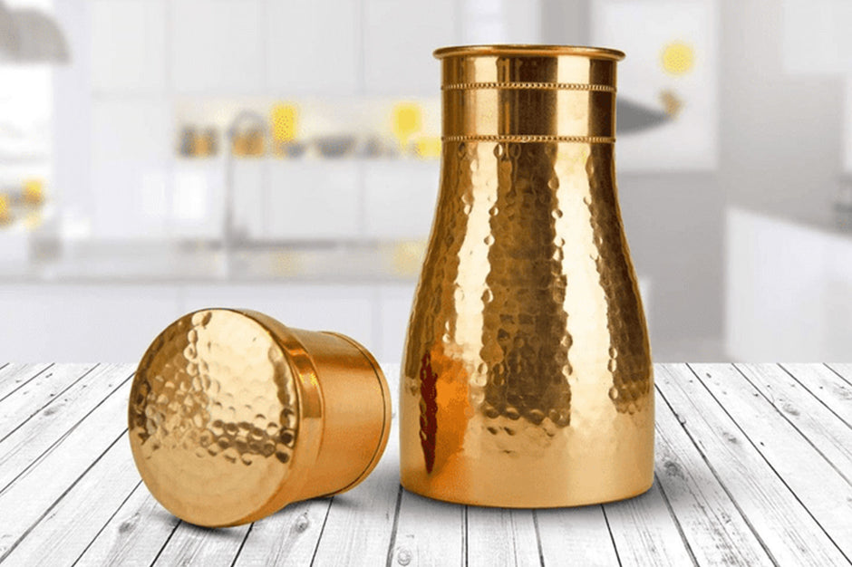 Handmade Pure Copper Vessel, Wellness – Kaarigar Handicrafts Inc.